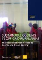 Sustainable Cooling in Off-Grid Rural Areas | The Nexus between Access to Energy and Clean ...